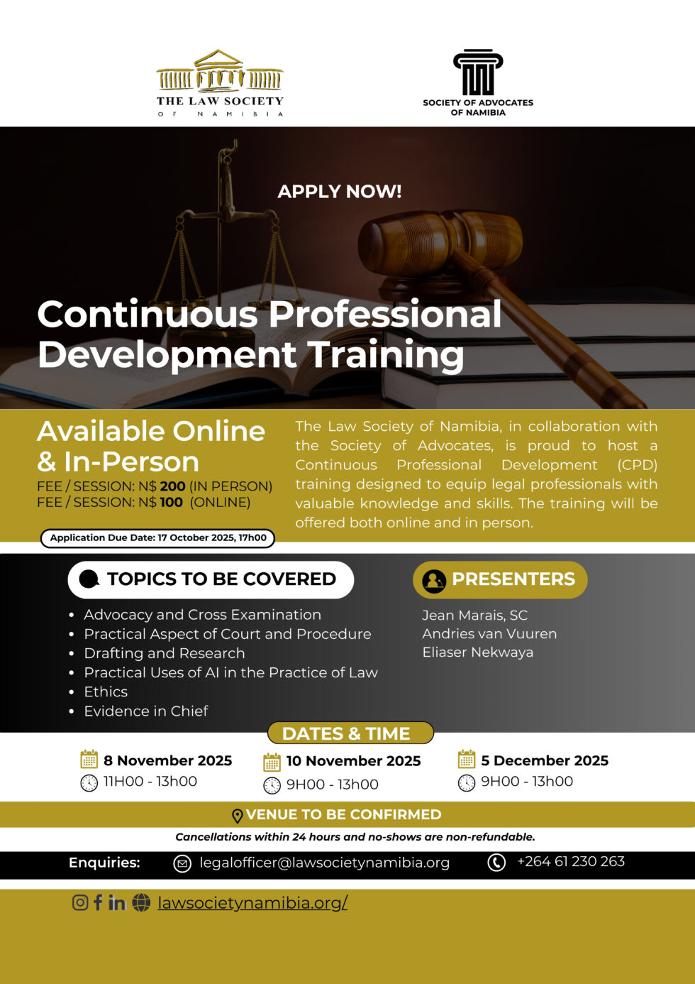 Continuous Professional Development Training – 2025 | LSN